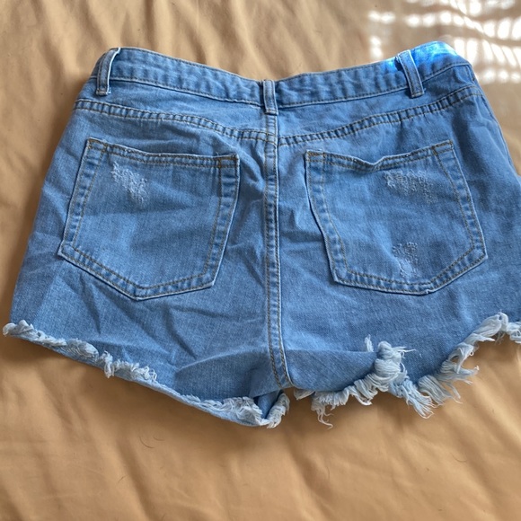SHEIN | Shorts | Shein Ripped Shorts | Poshmark